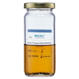 BACGro Fluid Thioglycollate Medium, Bagged Jar / 100ml